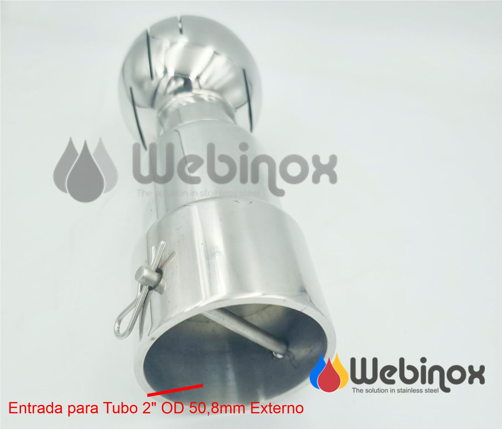 Spray Ball Rotativo - Soluções em Aço Inox - Conexões, Válvulas ...