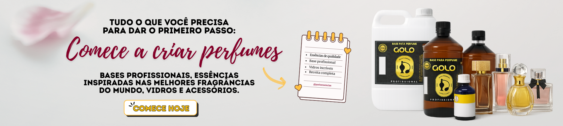 Base p/ Água de Passar Plus Gold 1LT - Paris Essencias