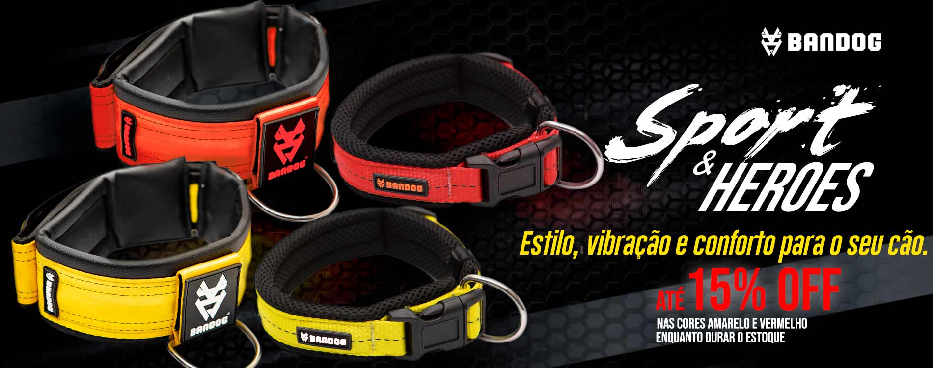 BANDOG - Coleiras e equipamentos para cães