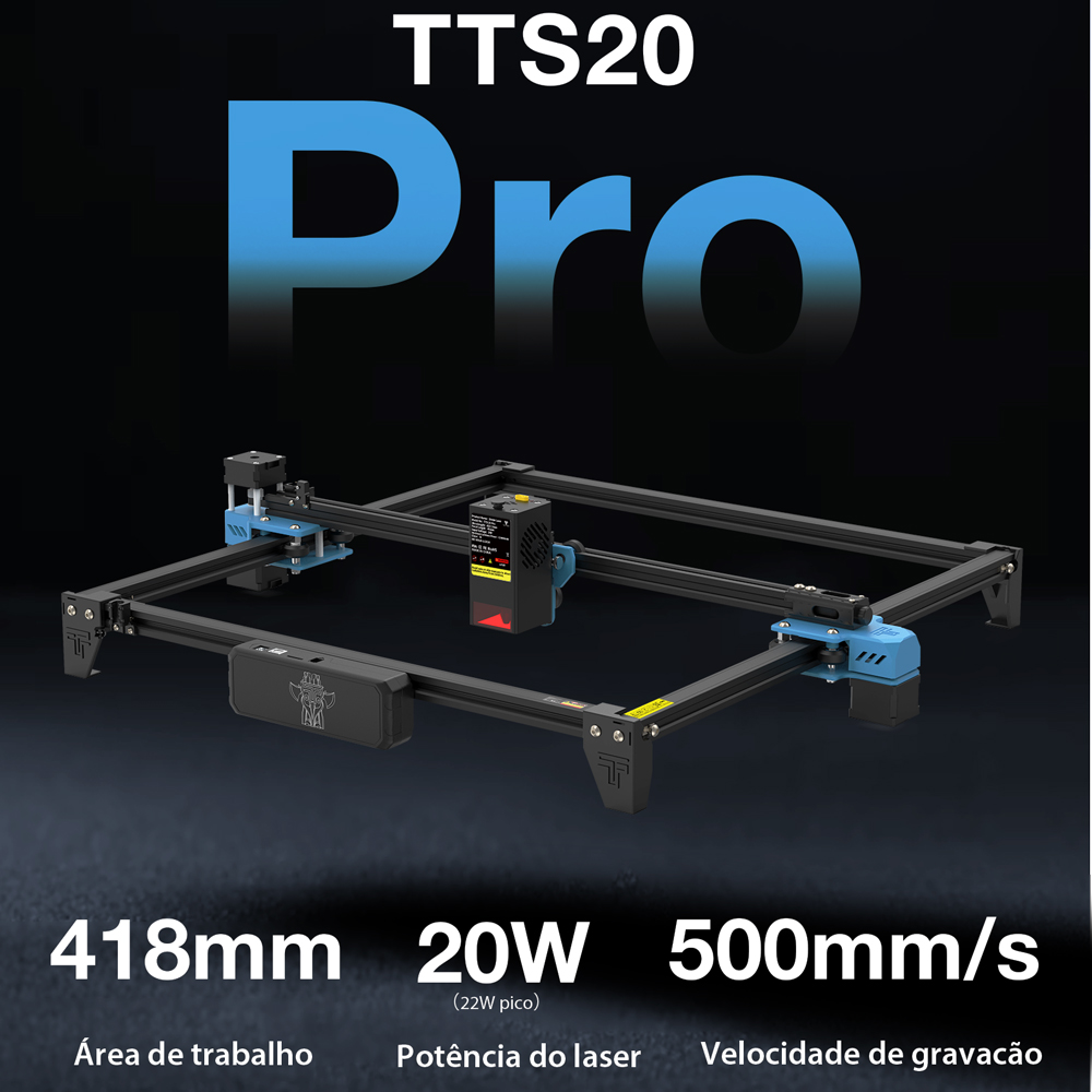 Gravadora e corte Laser 20w Tts-20 Pro - Translaser - Translaser ...