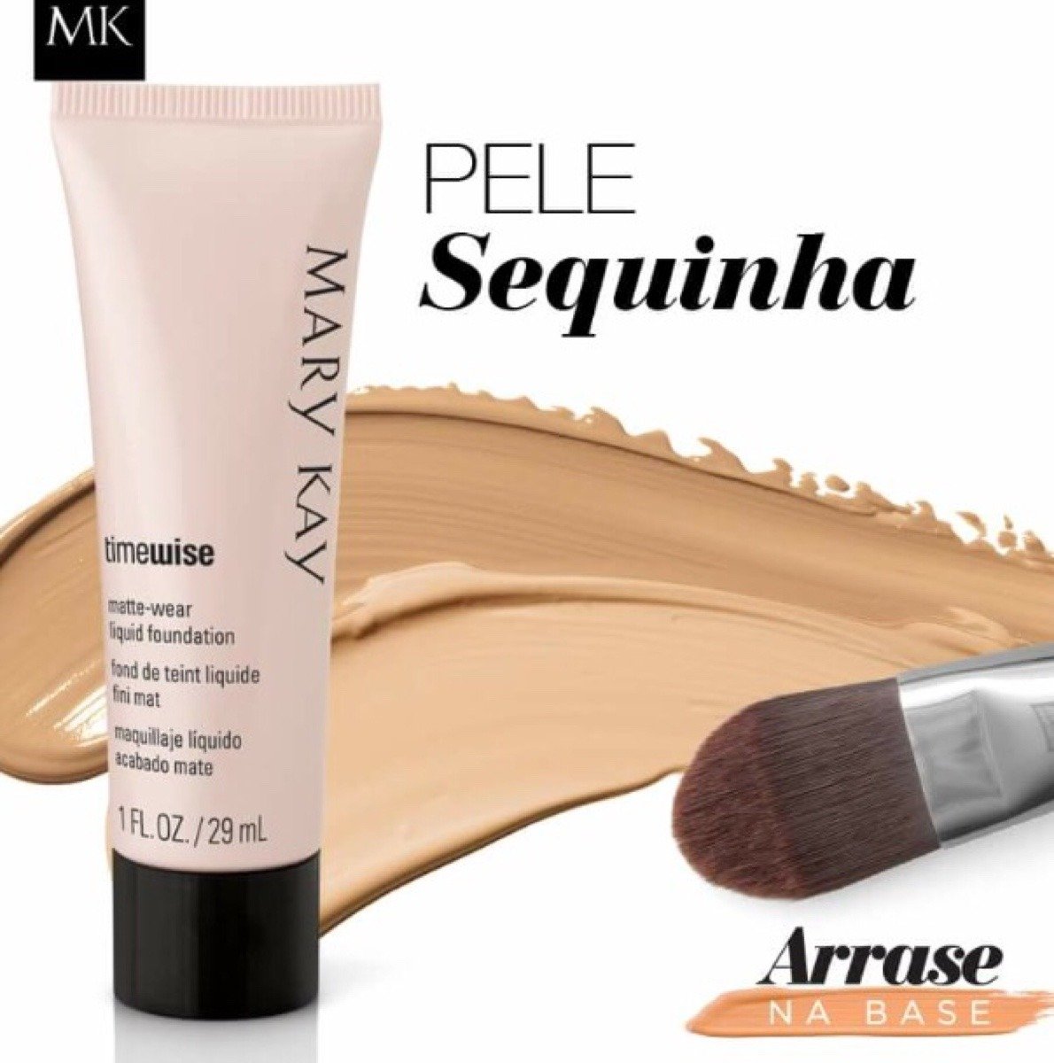 Mary Kay Base Timewise Matte Beige 4 - R$ 62,00 em Mercado Livre