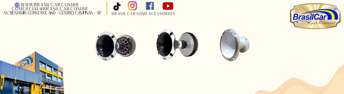 Corneta - Brasilcar Shopping do Automóvel - Som e Acessórios ...