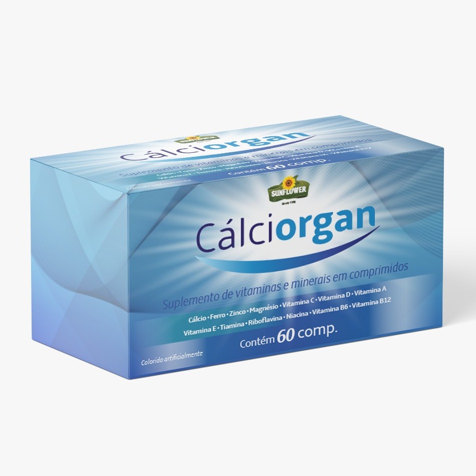 Calciorgan - Cálcio 60 Comprimidos - Loja Tem Vida