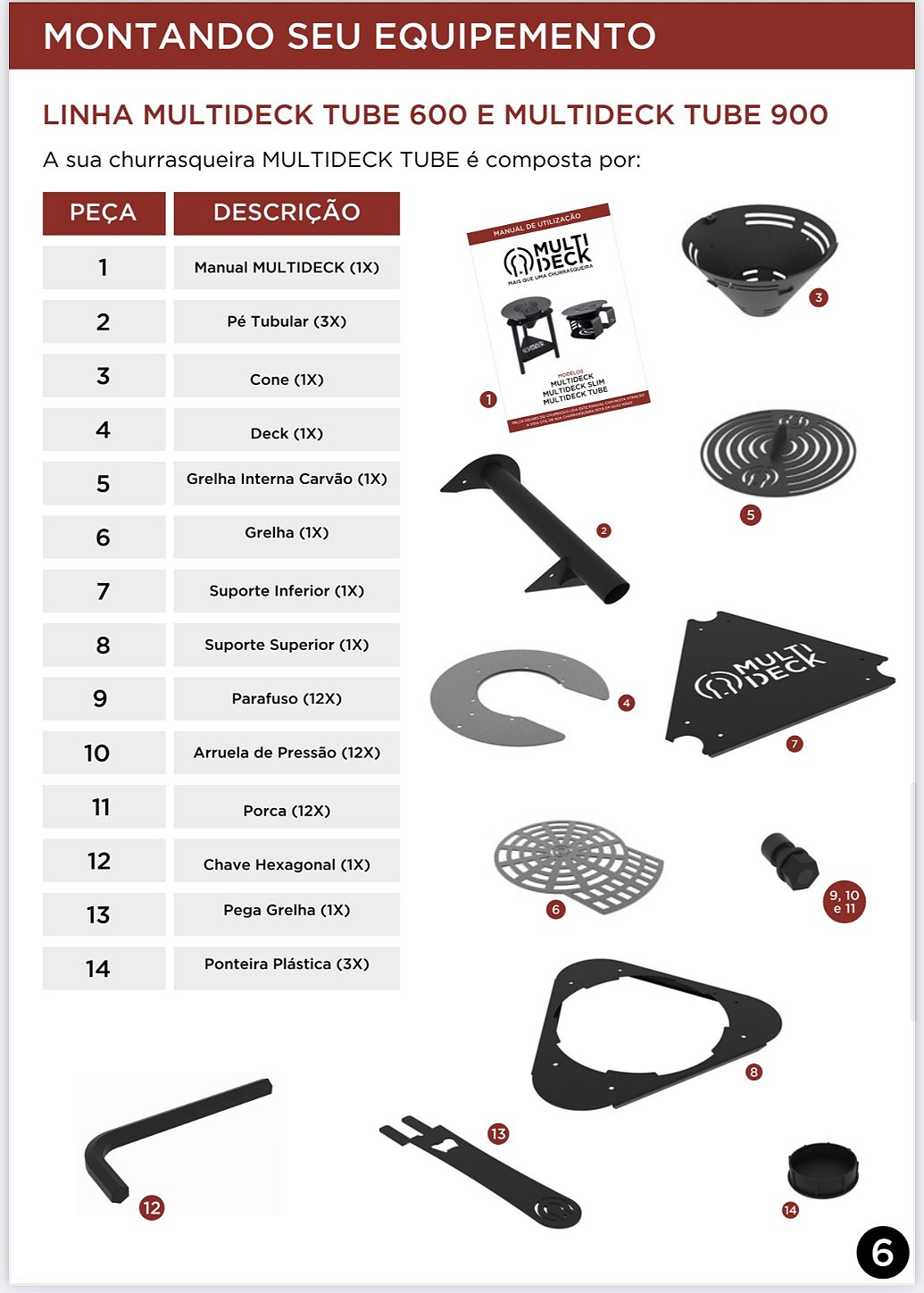 MANUAL - SLIM PLUS TUBE - MULTIDECK CHURRASQUEIRAS