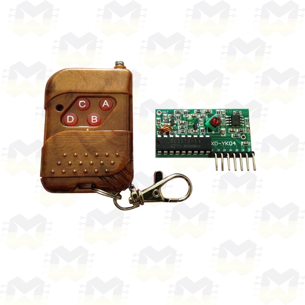 KIT Controle Remoto (Transmissor RF) e Receptor RF 433MHz ... KIT Controle Remoto (Transmissor RF) e Receptor RF 433MHz ...