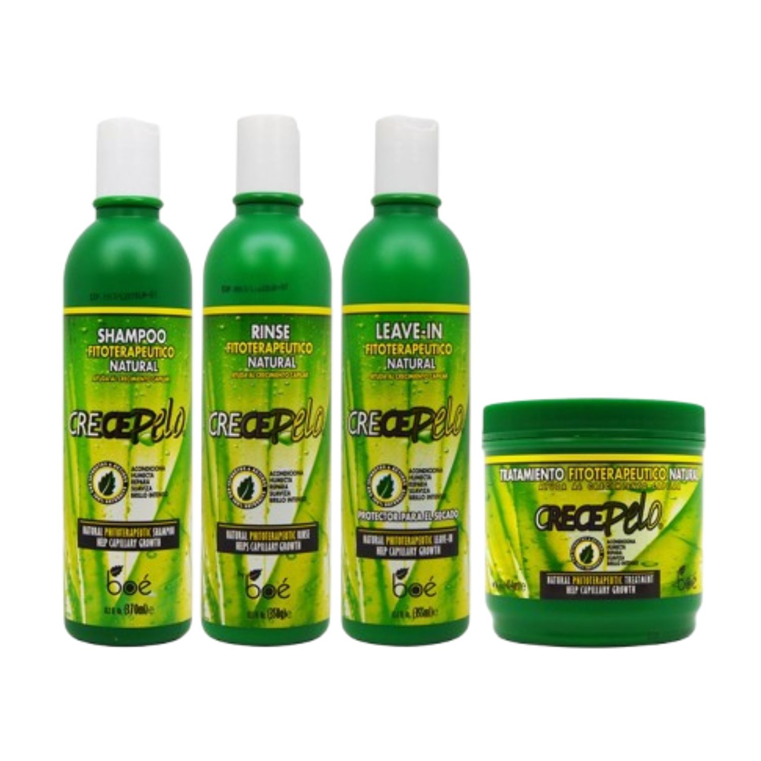 Shampoo Fitoterápico Natural Crece Pelo - 370ml - BRAVO STORE |Loja ...