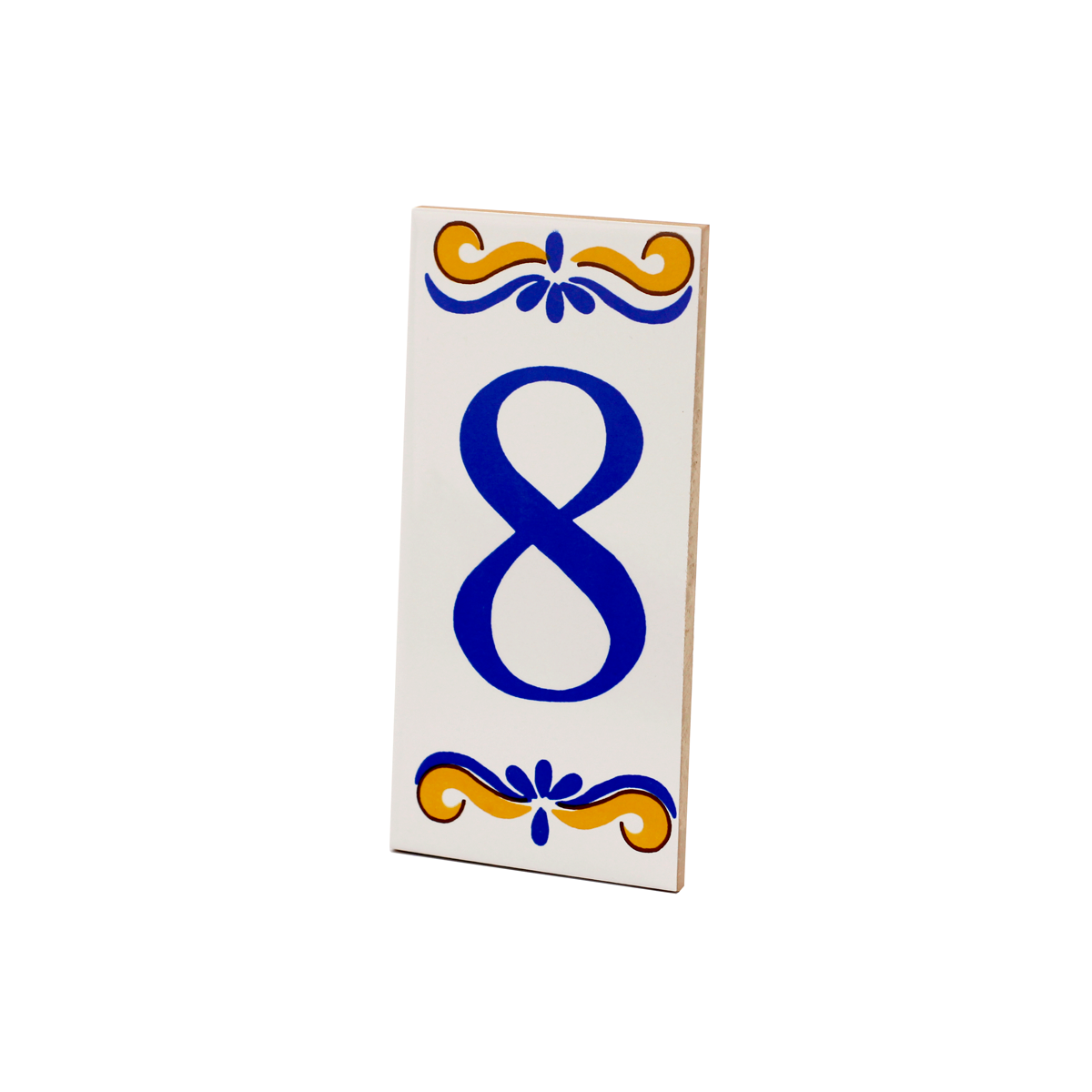 Número 8 Para Casa Em Cerâmica - Números de Casas - Números e Letras ...