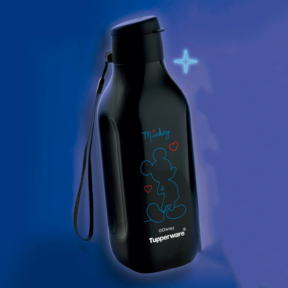 Garrafa Tupperware Eco Tupper Quadrada Mickey Colors 500ml - Comprar ...