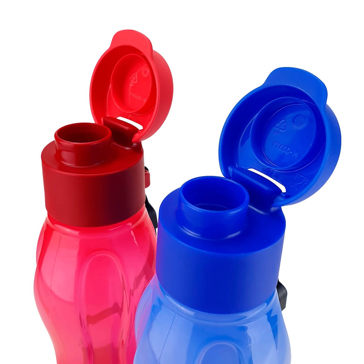 Kit Garrafa Tupperware Eco Tupper Rosa Batom + Azul Royal 310ml ...