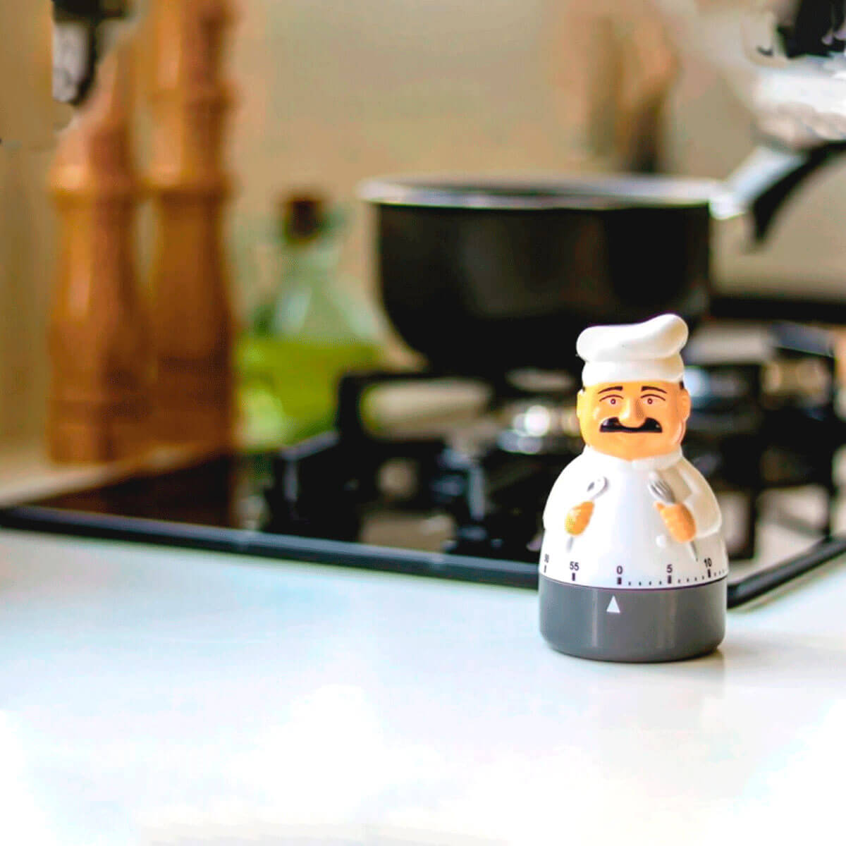 Temporizador Timer de Cozinha Chef Cozinheiro 60min Manual - Comprar ...