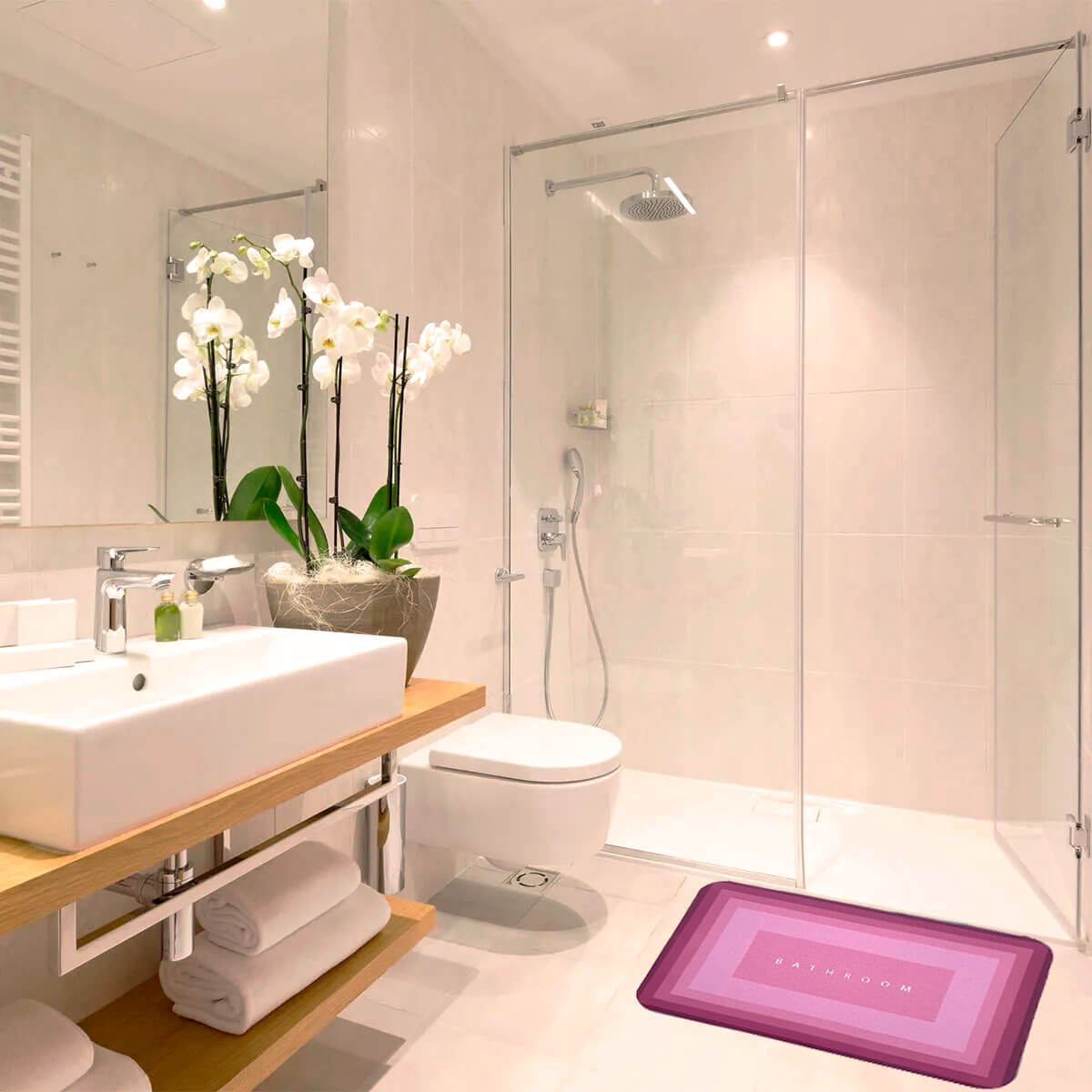 Tapete Mágico Super Absorvente para Banheiro Base Antiderrapante - Comprar Tupperware Online ...