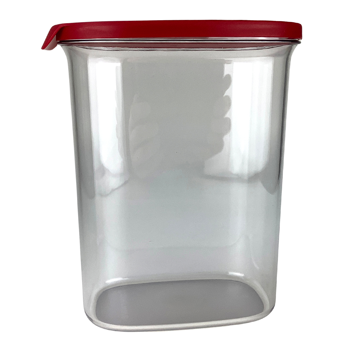 Tupperware Ultra Clear Oval 2,2 litros Transparente e Vermelho ...