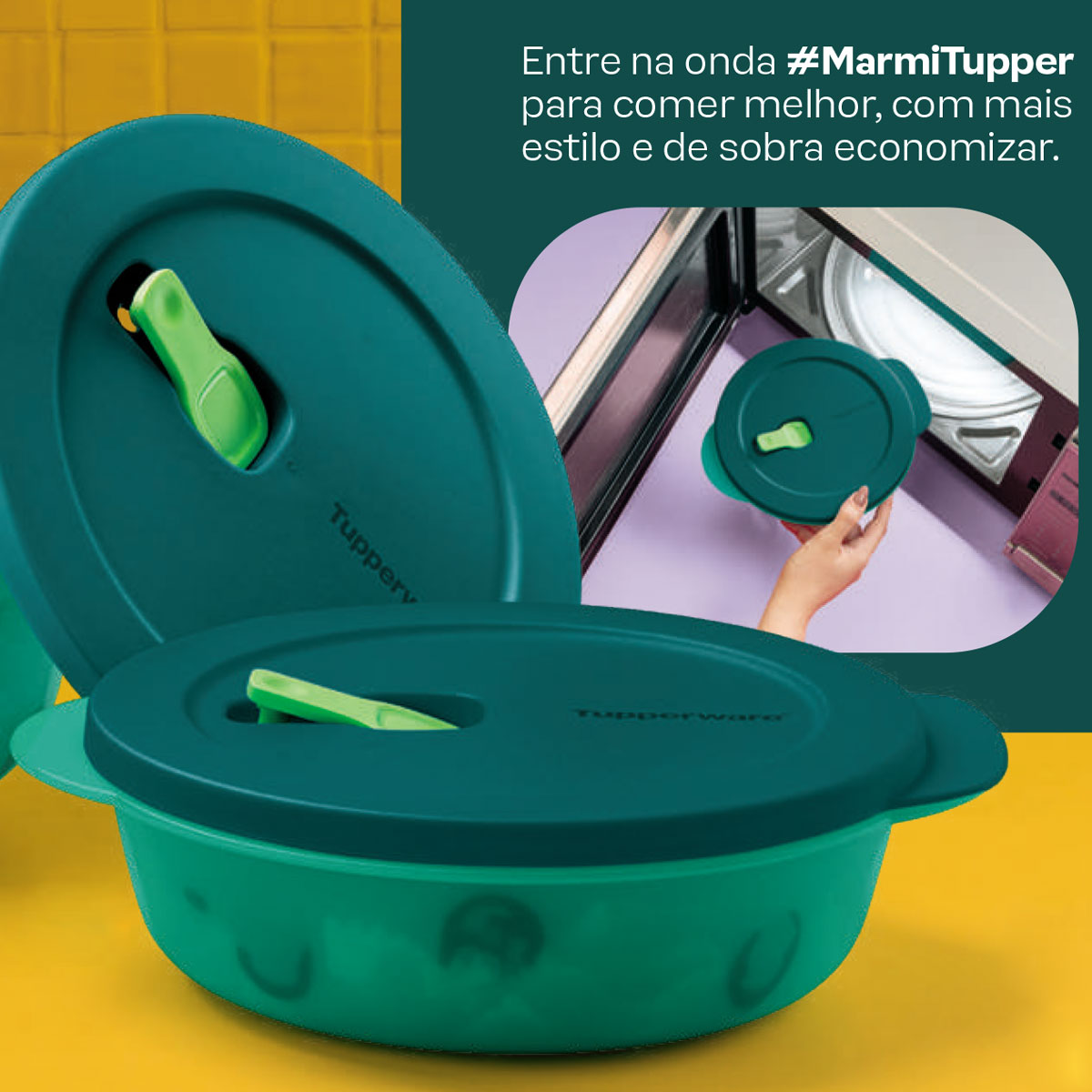 Tupperware Tigela Cristalwave Geração ll 1 litro Verde - Comprar ...