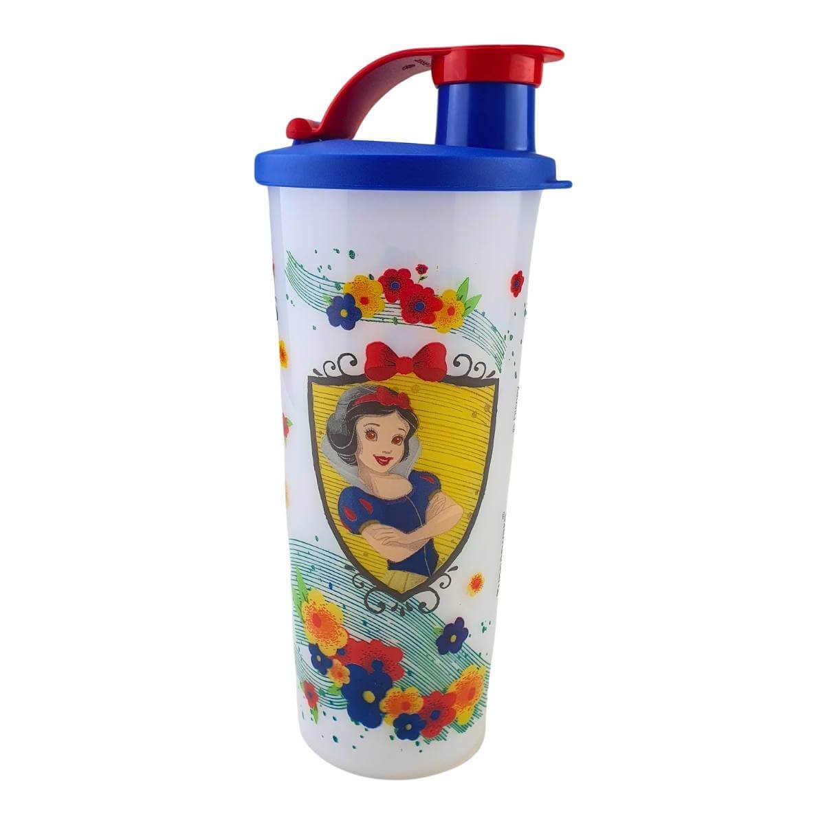 Kit Tupperware Copo com Bico 470ml + Redondinha 500ml Branca de Neve 2 ...