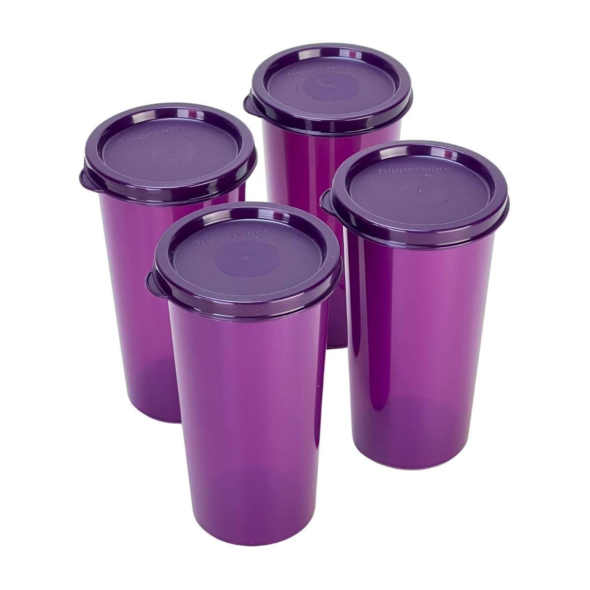 Kit Tupperware Copo 265ml Roxo 4 peças - Comprar Tupperware Online ...