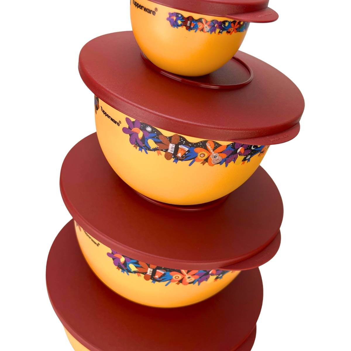 Kit Tupperware Tigelas Murano Festa Junina 4 peças - Comprar Tupperware ...