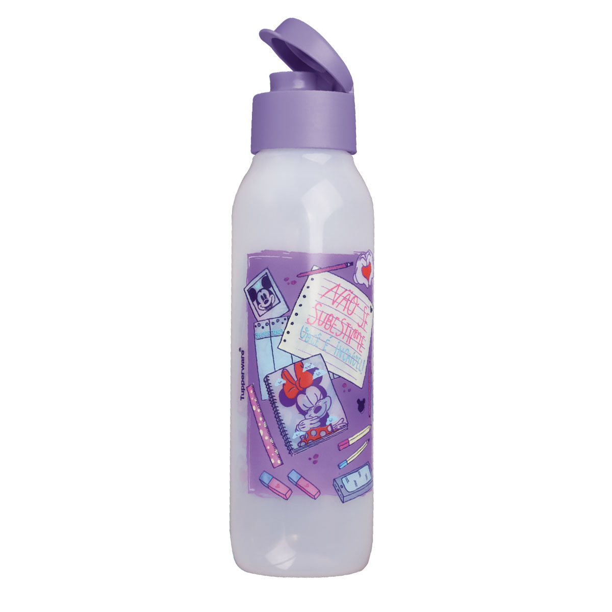 Kit Tupperware Snack Grande + Garrafa Eco Tupper Plus 750 Minnie Auto ...