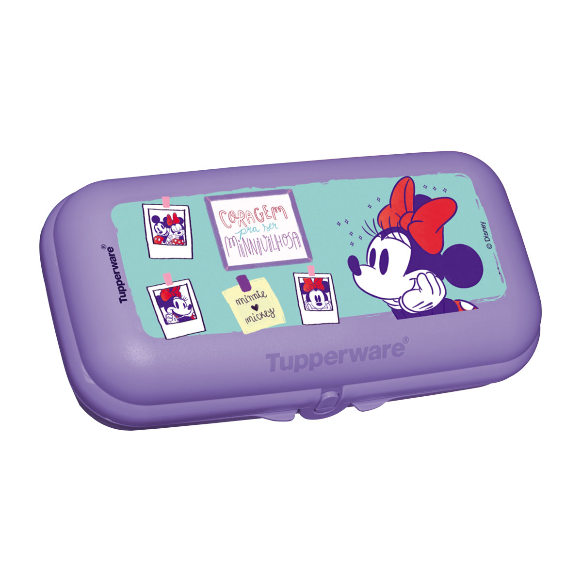 Kit Tupperware Snack Grande + Garrafa Eco Tupper Plus 750 Minnie Auto ...
