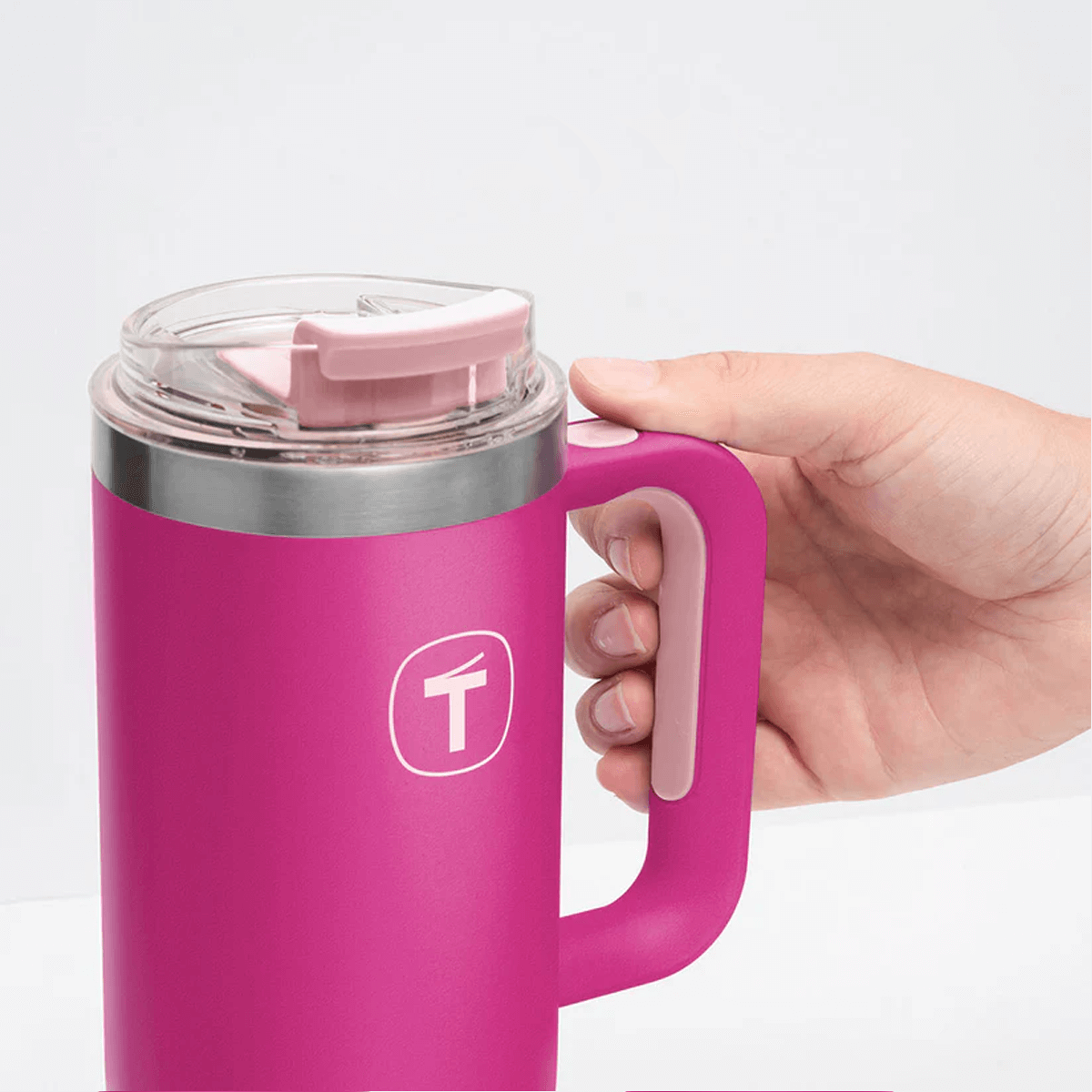 Copo Tupperware Térmico Big T Tumblers 1,1 litro Rosa - Comprar ...