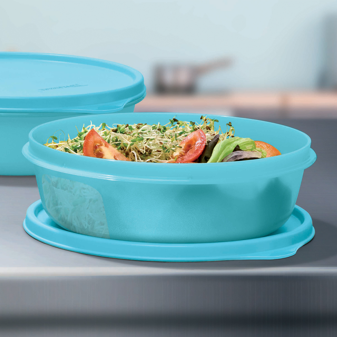 Tupperware Tigela Visual 950ml Azul Água - Comprar Tupperware Online ...