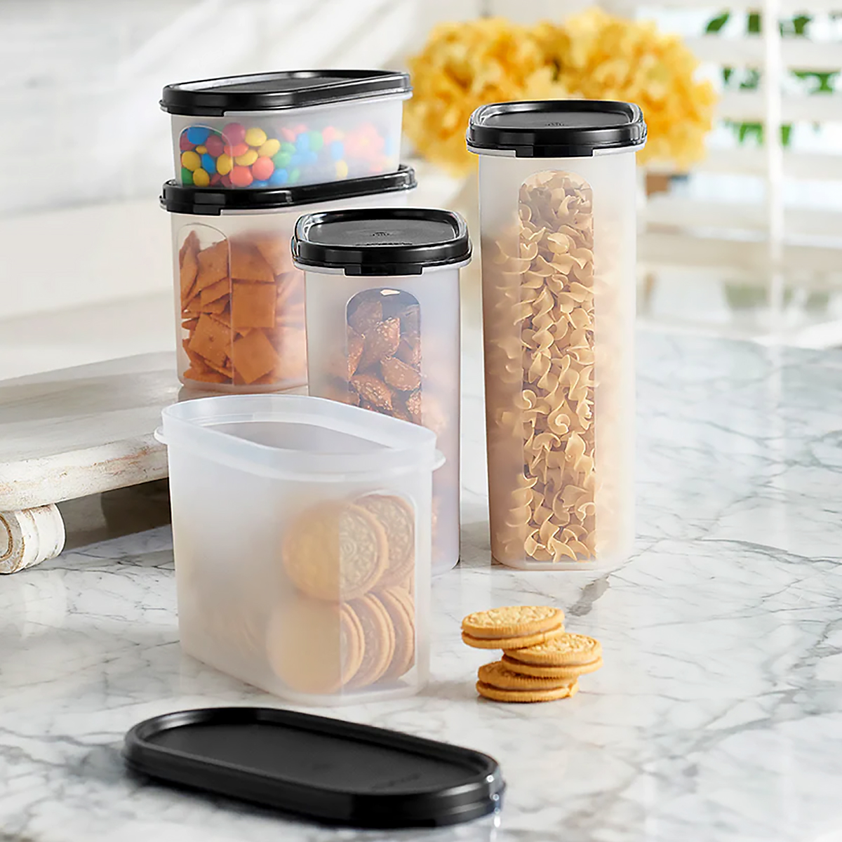 Tupperware Modular Oval 1,1 litro n2 Preto - Comprar Tupperware Online ...
