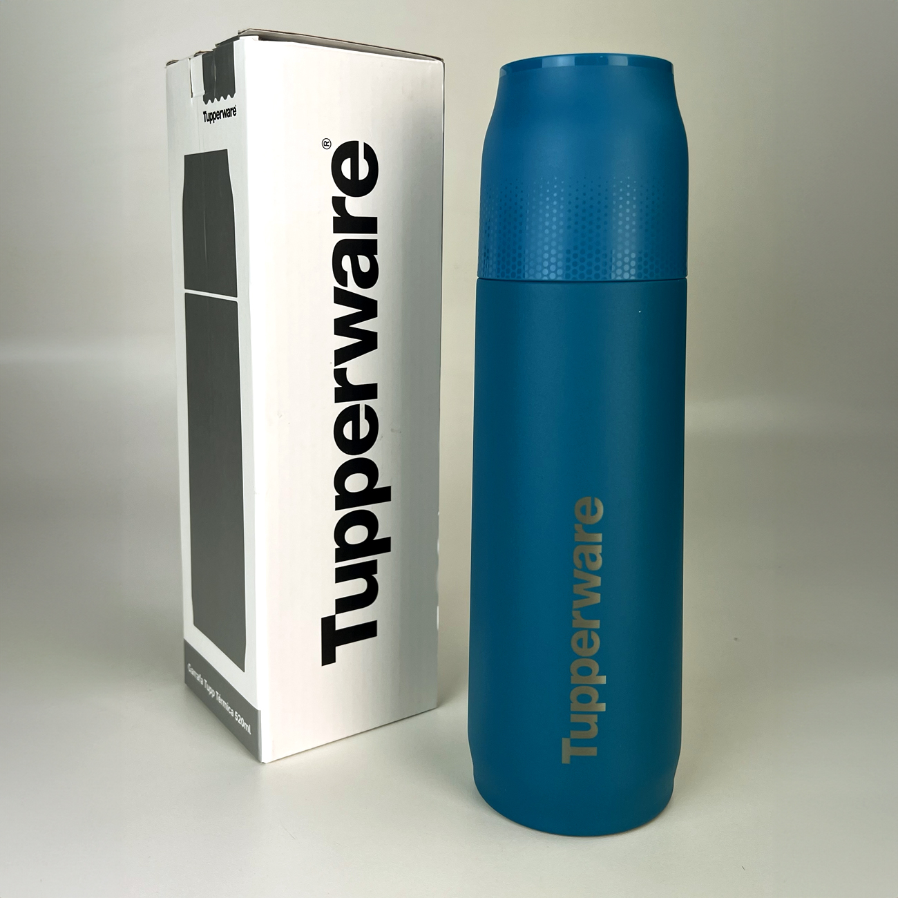 Tupperware Garrafa Térmica 520ml Inox Azul Mistério - Comprar Tupperware Online? Wareshop - Loja ...