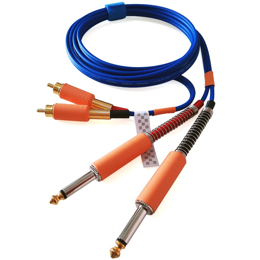 Cabo 2RCA + 2P10 Profissional - Custom Cabos