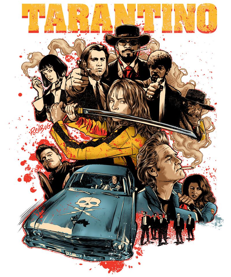 Camiseta Tarantino - RedBug Camisetas