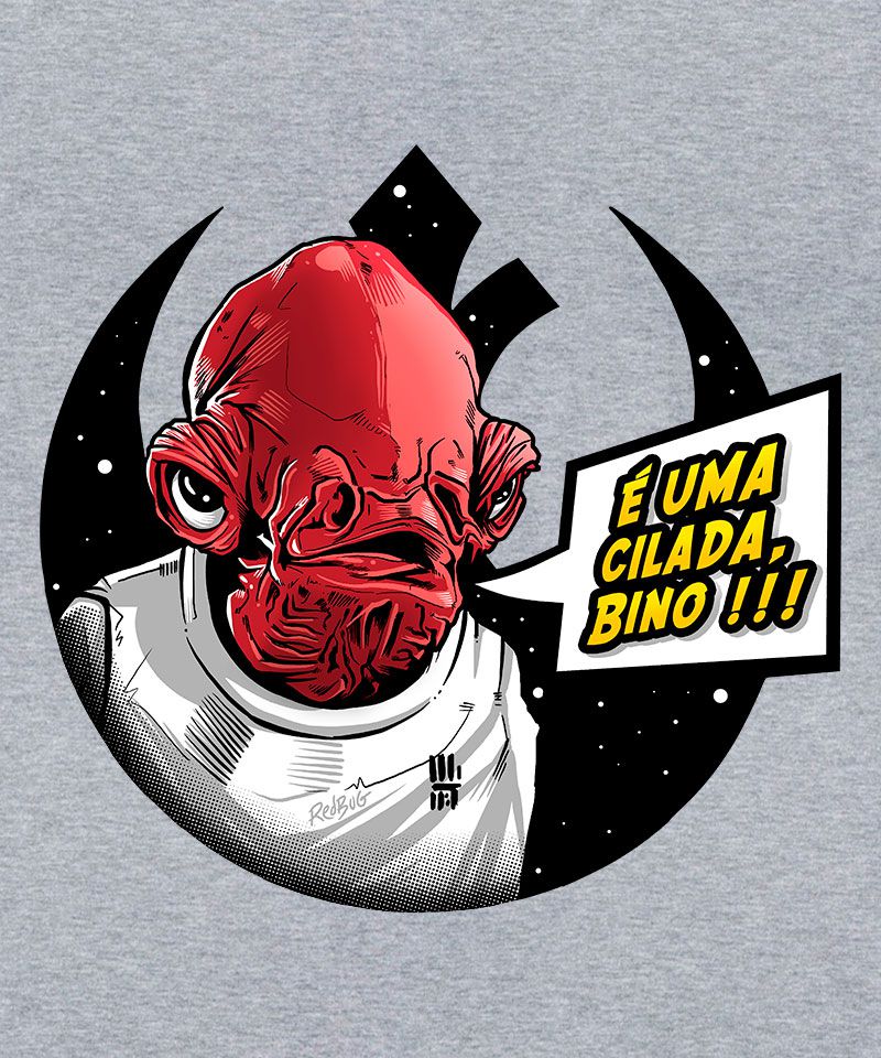 Camiseta É uma cilada, Bino! - RedBug Camisetas
