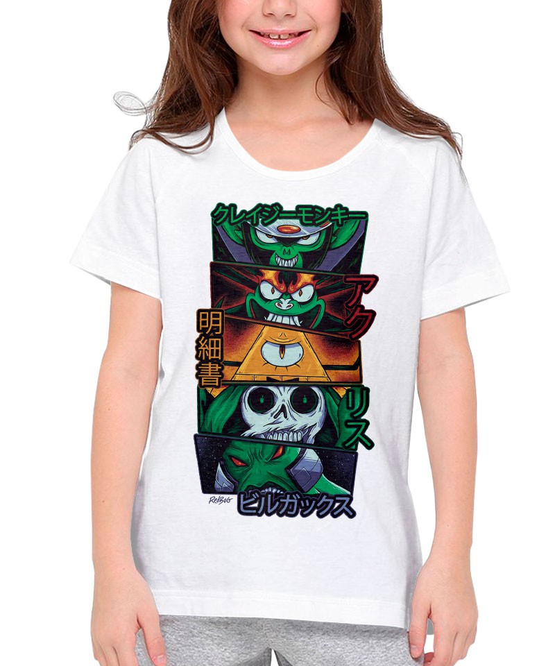 Estampas de personagens em camisetas maneiríssimas. - RedBug Camisetas