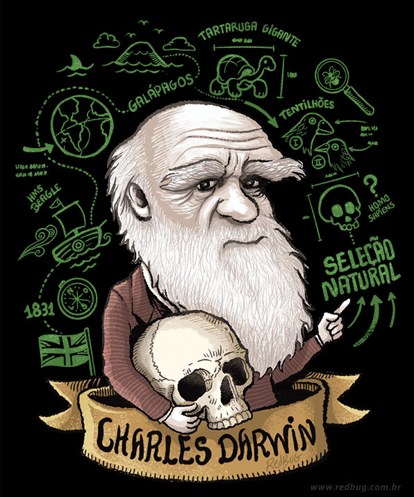 Camisetas criativas com temas de ciência e literatura. - RedBug Camisetas
