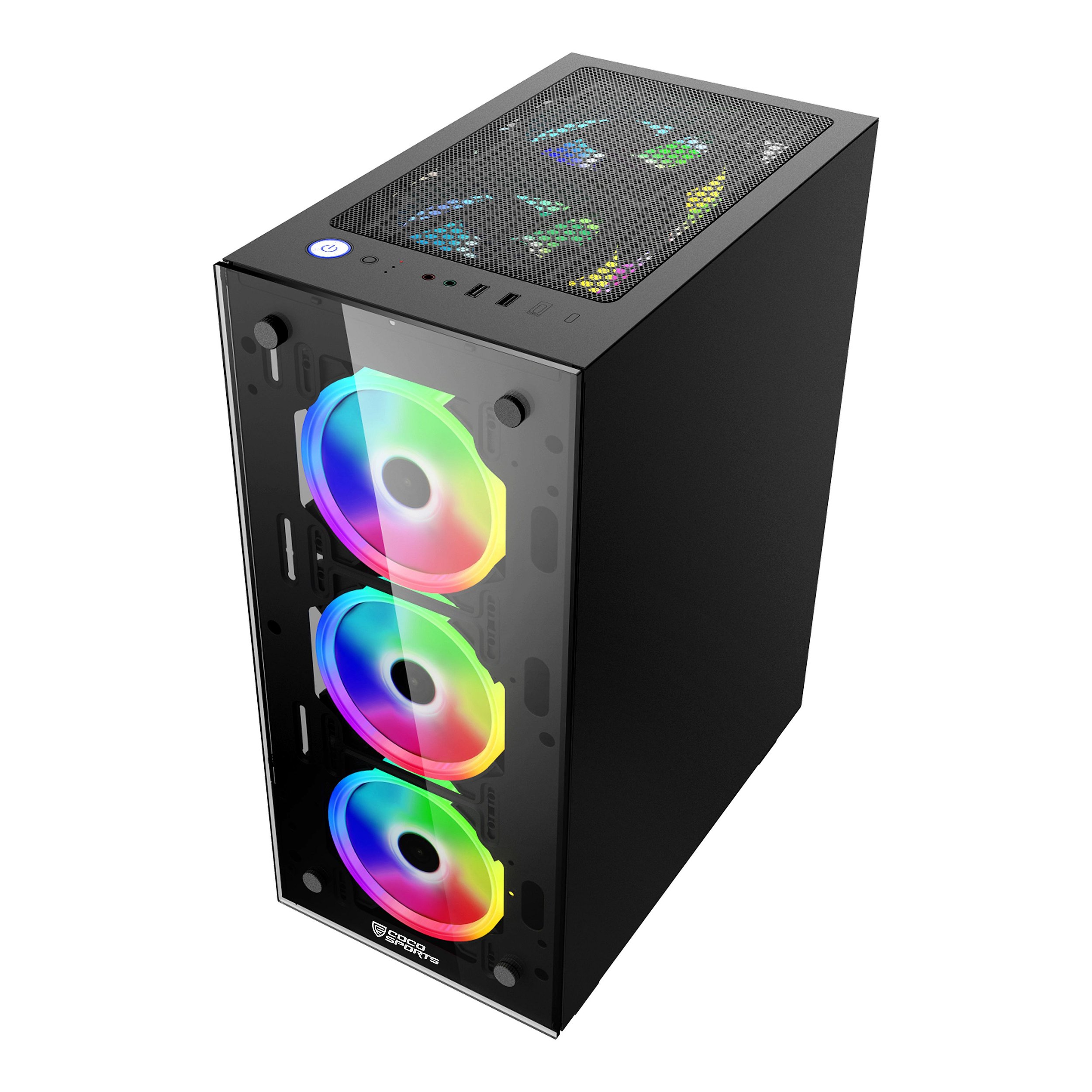 Gabinete Gamer BGI 4 Fan RGB - Brasil Games - Console PS5 - Jogos para ...