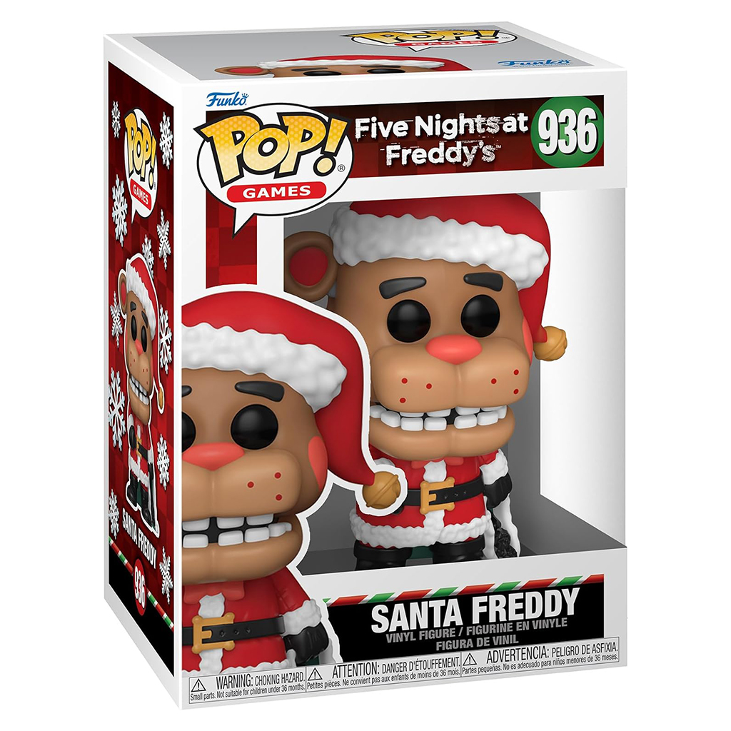 Funko Pop #936 -Santa Freddy - Five Nights - Brasil Games - Console PS5 ...