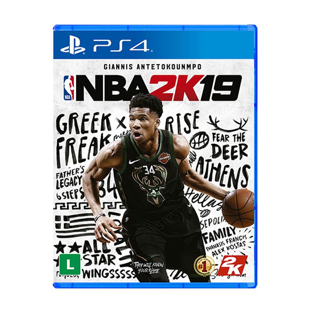 Jogo NBA 2K19 PS4 Playstation 4 Curitiba Jogos PS4 Curitiba Playstation 4 Curitiba Play 4 Loja de Games Curitiba Brasil Games Console PS5