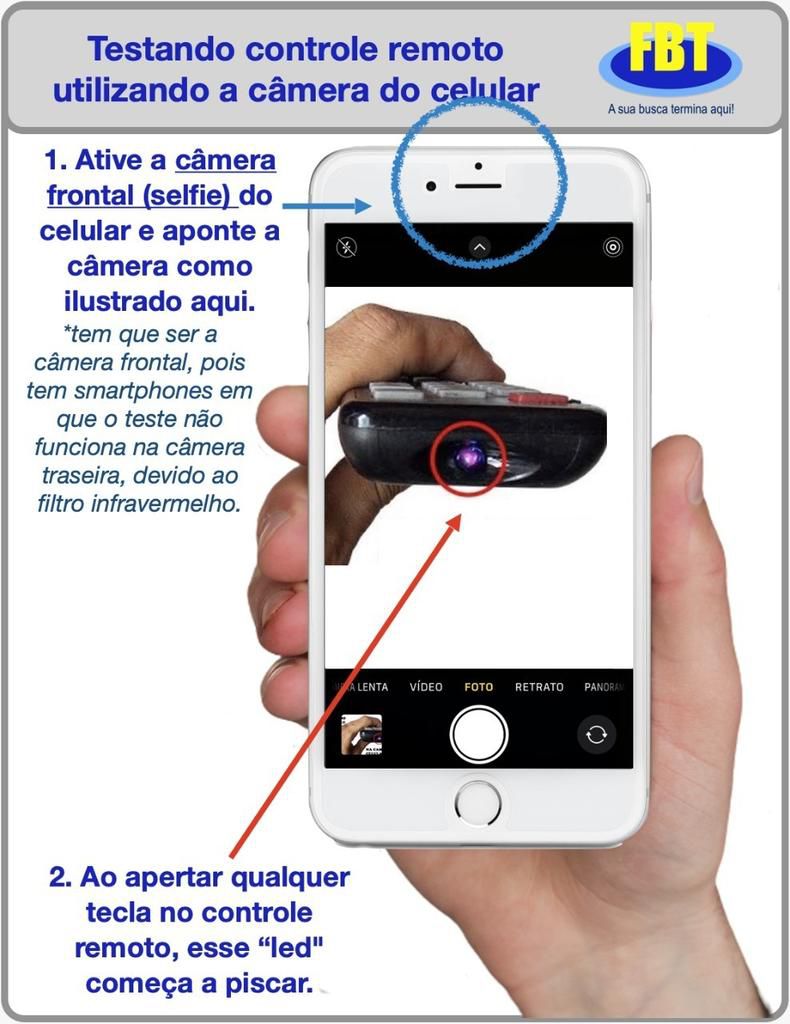 Controle Compatível SMART Projector F350 FBT2622 - FBT CONTROLE REMOTO