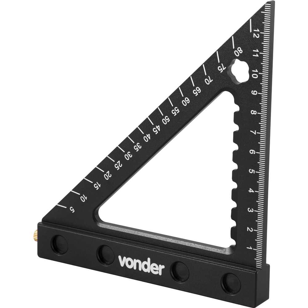 Esquadro Triangular para Carpintaria 120mm – Praticidade e Precisão ...