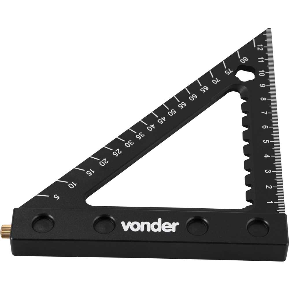 Esquadro Triangular para Carpintaria 120mm – Praticidade e Precisão ...