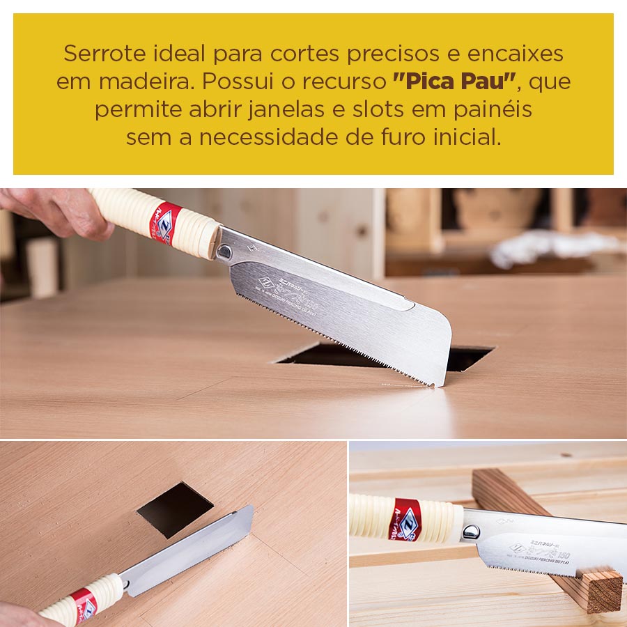 Serrote Japonês Dozuki Cross/Rip Cut Abertura Slot 150mm - ZetSaw ...