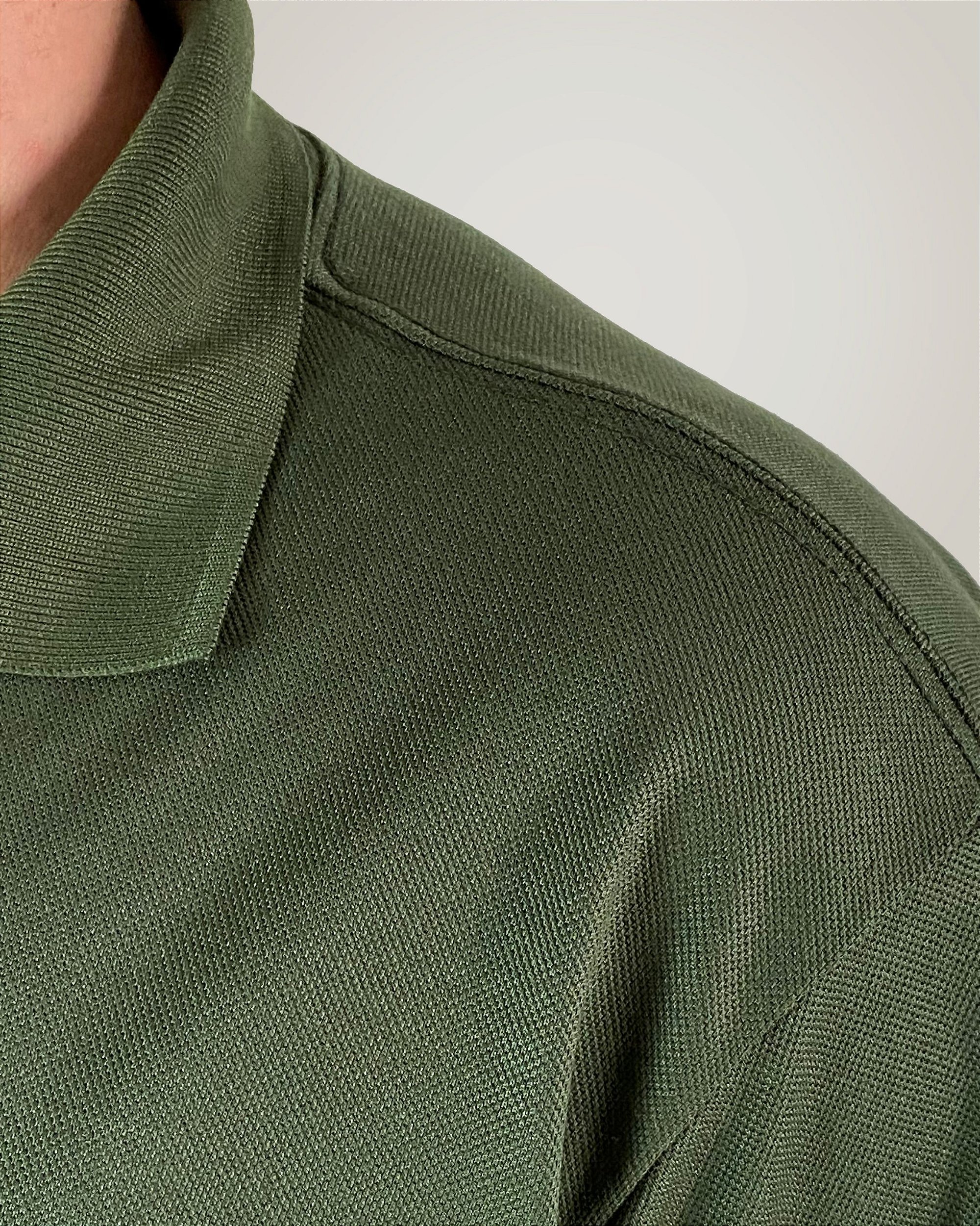 Camiseta Polo Verde Musgo, Extra Grande, 100% Poliviscose - Fábrica de ...