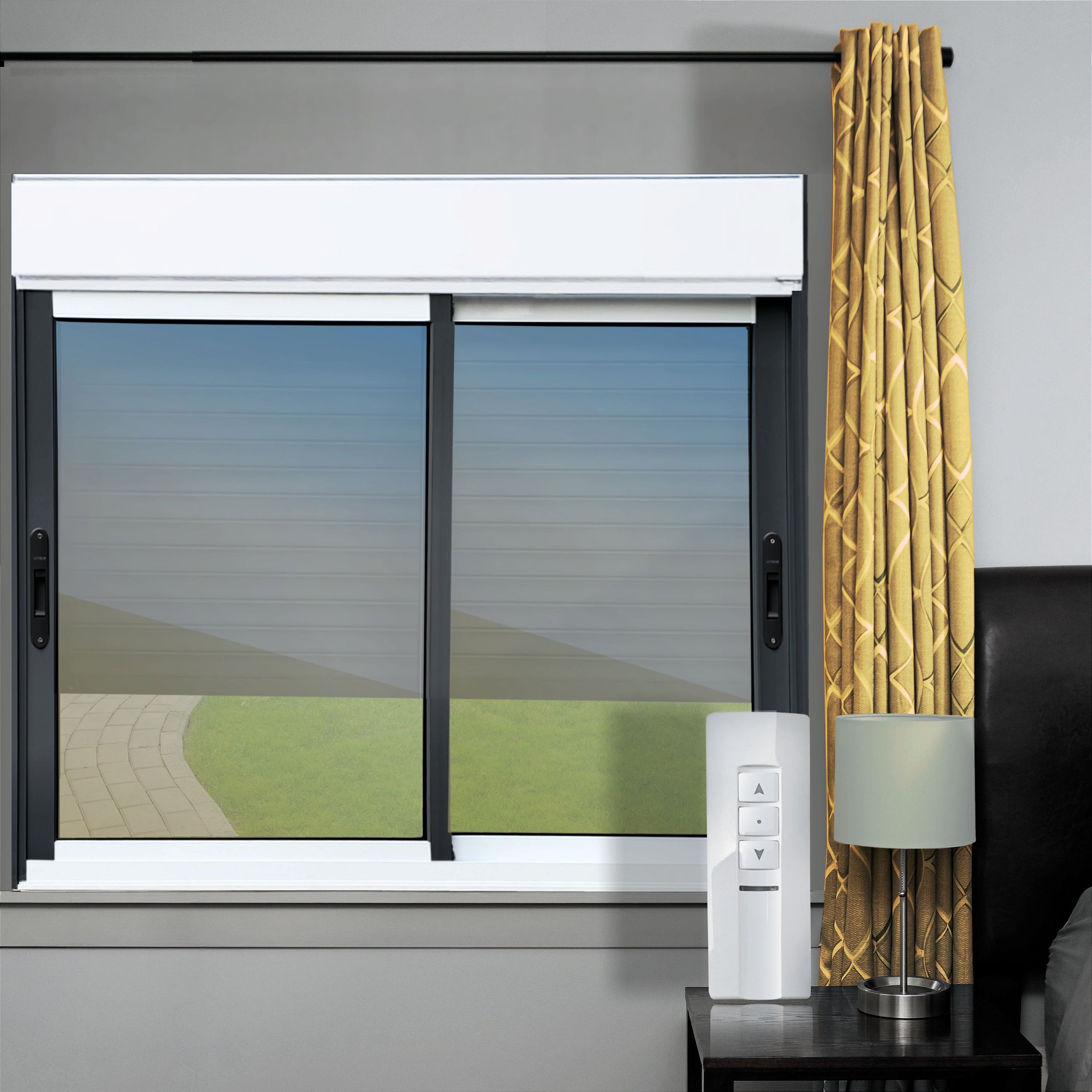 Janela Alu.Elite 2F.Móv.C/Pers.Integ.Mot.Cont.Rem 140X150 V.Ref.Mix ...