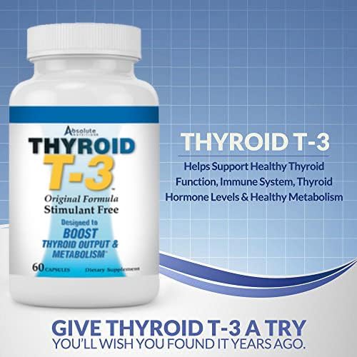 Thyroid T-3 Absolute Nutrition Estimulante Da Tireoide Fórmula Origina ...