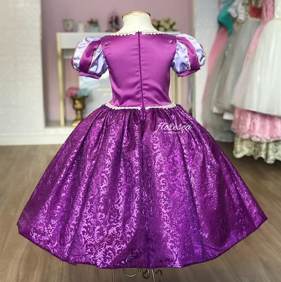 Vestido Infantil Princesa Realeza | Floresça Ateliê - Floresça Ateliê ...