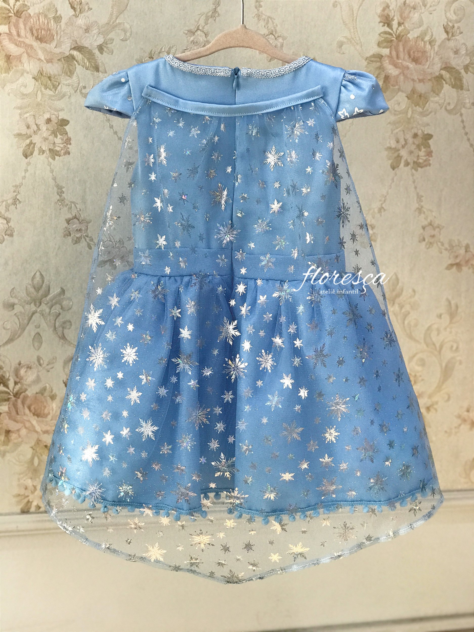 Vestido Infantil Princesa Elsa - Frozen 2 | Floresça Ateliê - Floresça ...