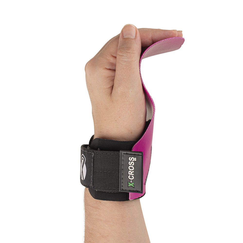Luva Palmar Hand Grip Cross Training - X-Cross Br - Rosa - Crosshop Brasil
