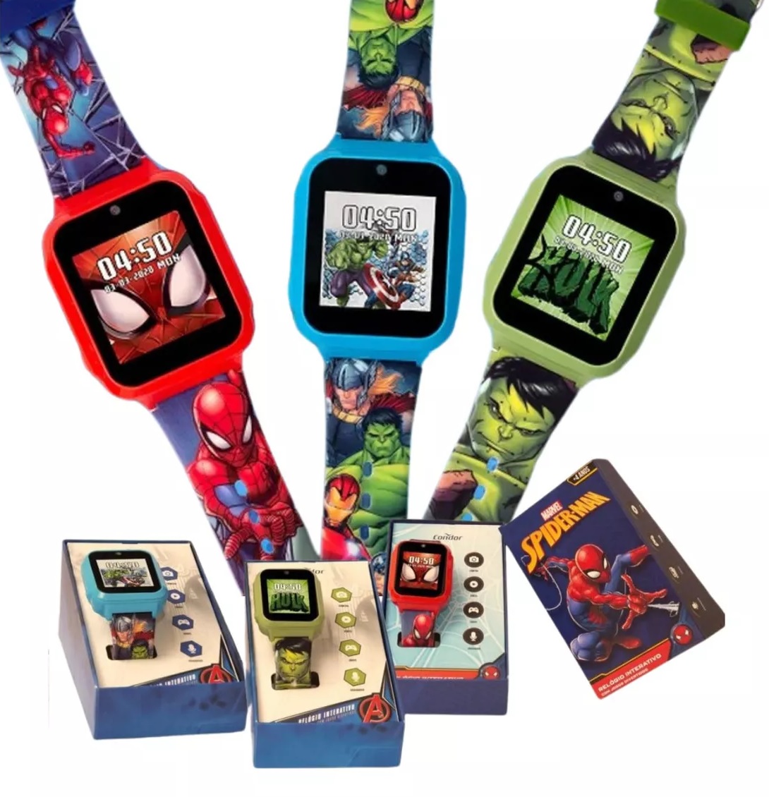 Relógio Interativo Smartwatch Infantil Condor - Hulk - Crosshop Brasil