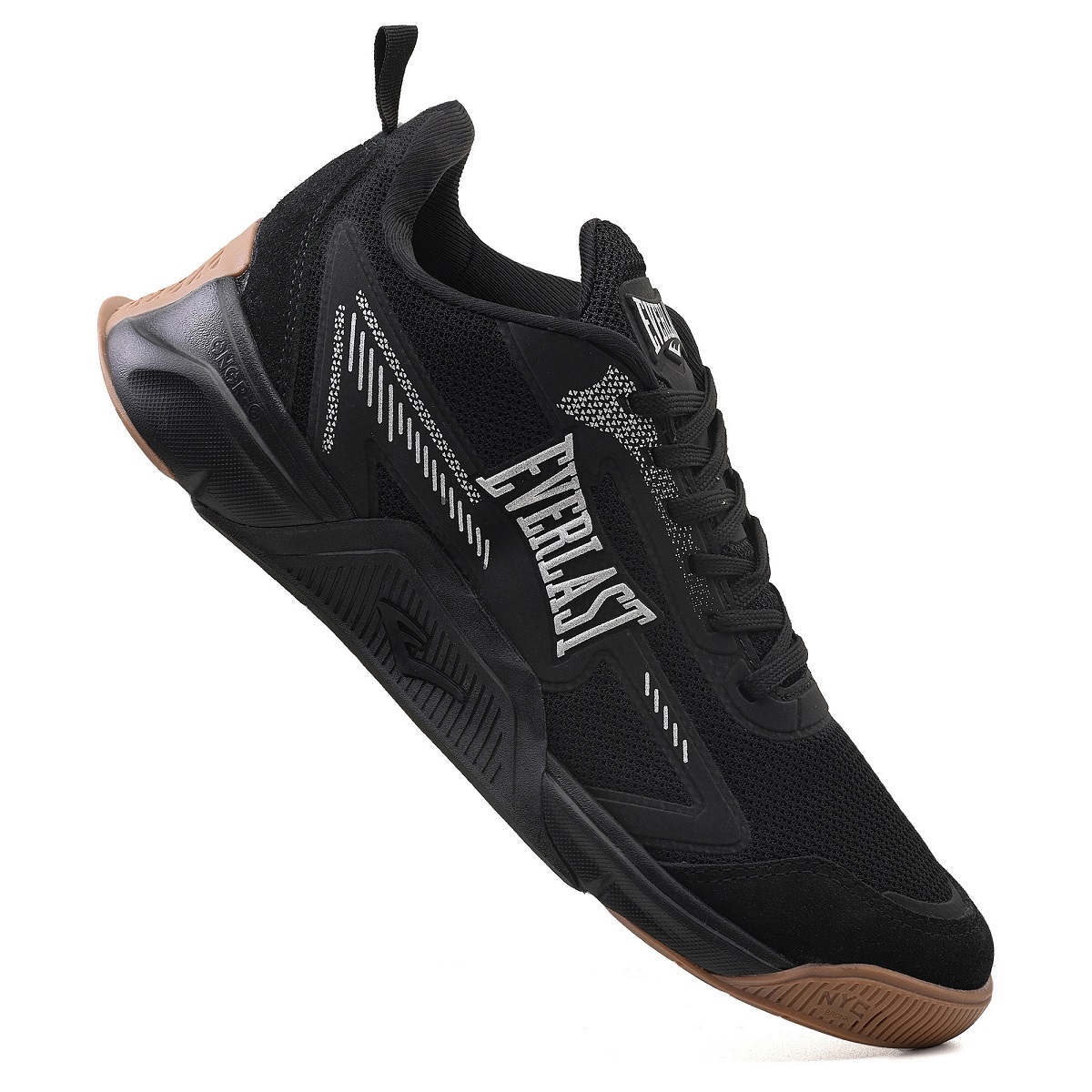 Tênis Everlast Jump 5 Low - Preto/Cinza - Unissex - Crosshop Brasil