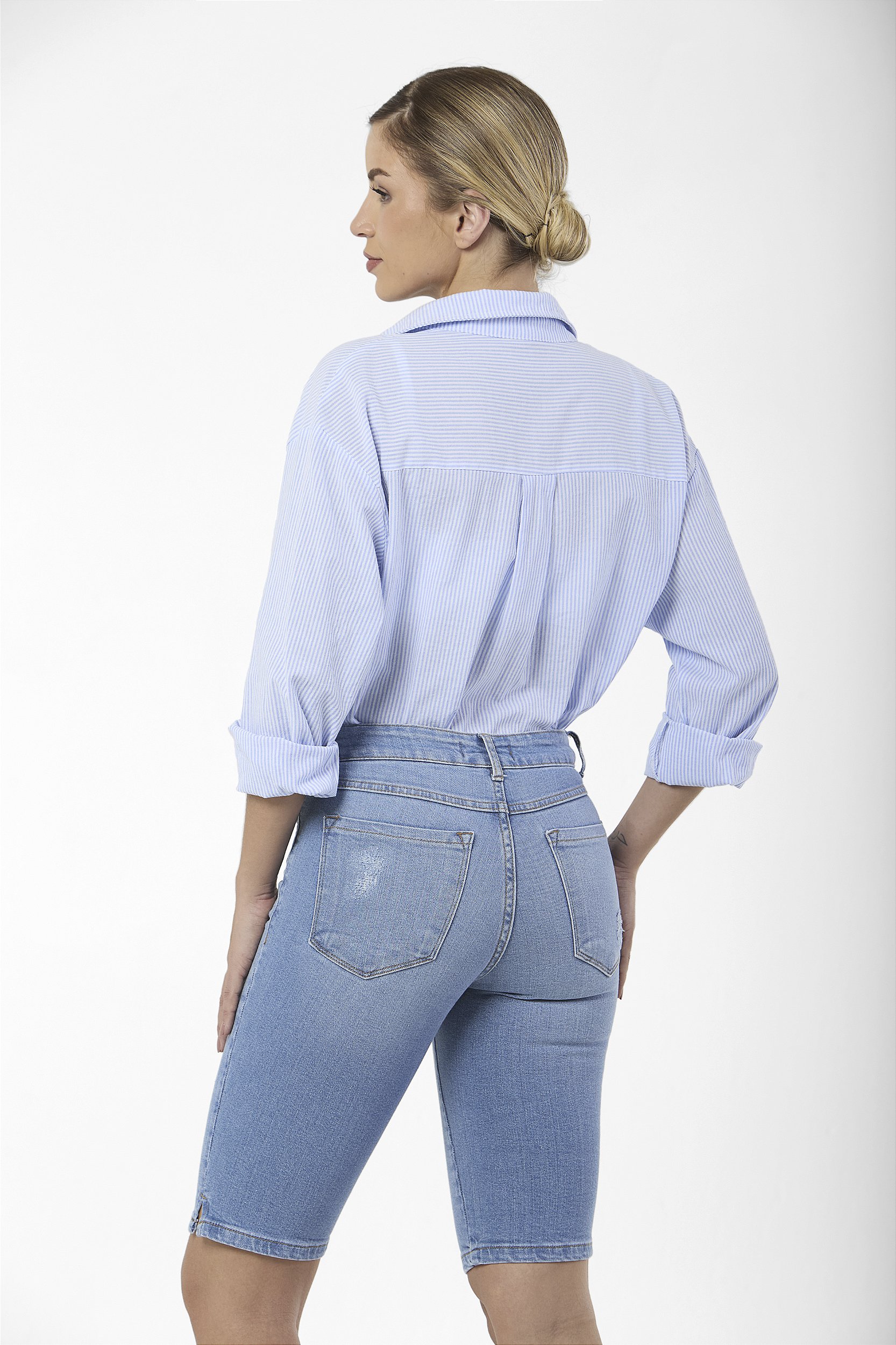 Bermuda Jeans Feminino - Nottingham - Santé Denim