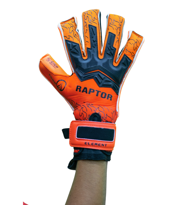 Luva De Goleiro Raptor Element Fogo LANÇAMENTO! - MS Luvas