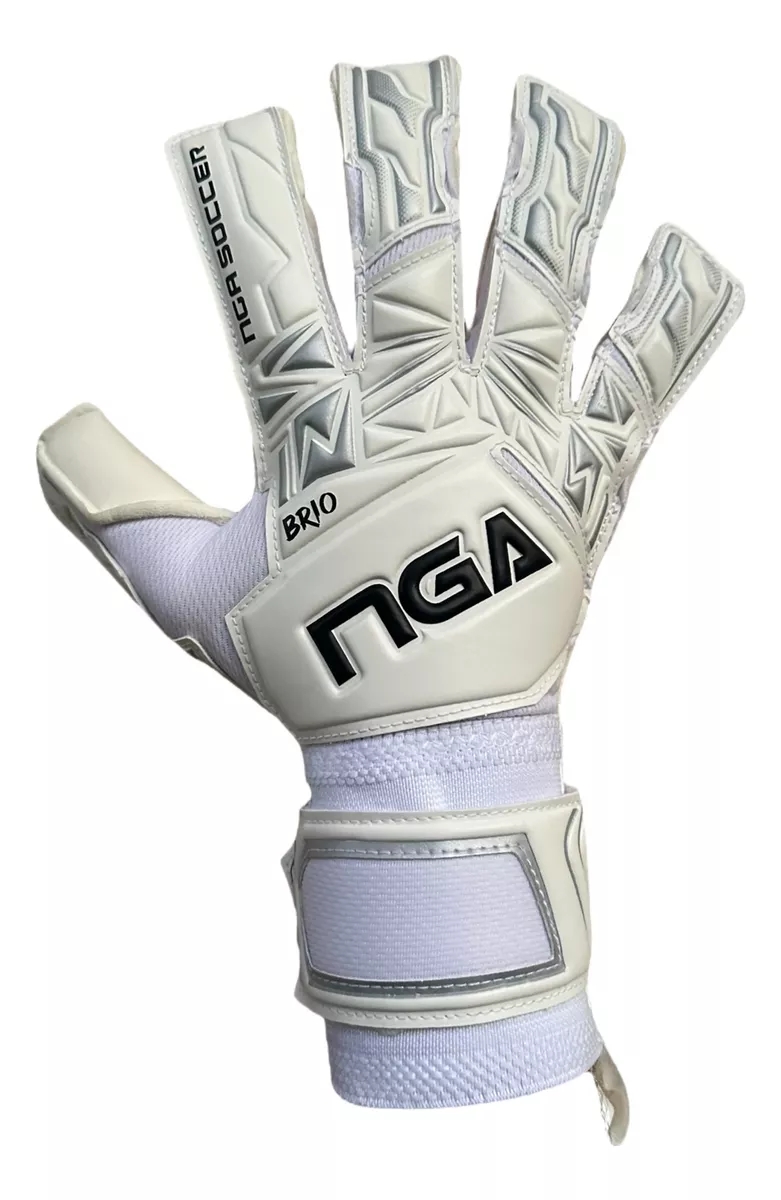 Nova Luva De Goleiro NGA Brio White - MS Luvas