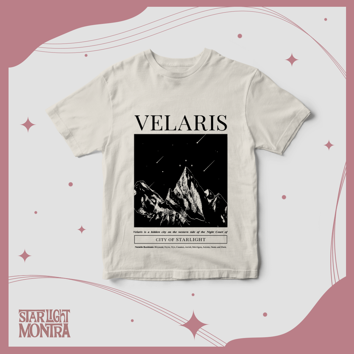 Camiseta | Velaris (ACOTAR) - Starlight Montra